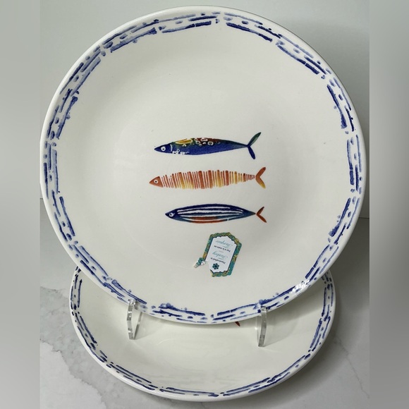 Papart | Dining | 2 Papart Seramik 5 Dinner Plates Fish Coastal ...